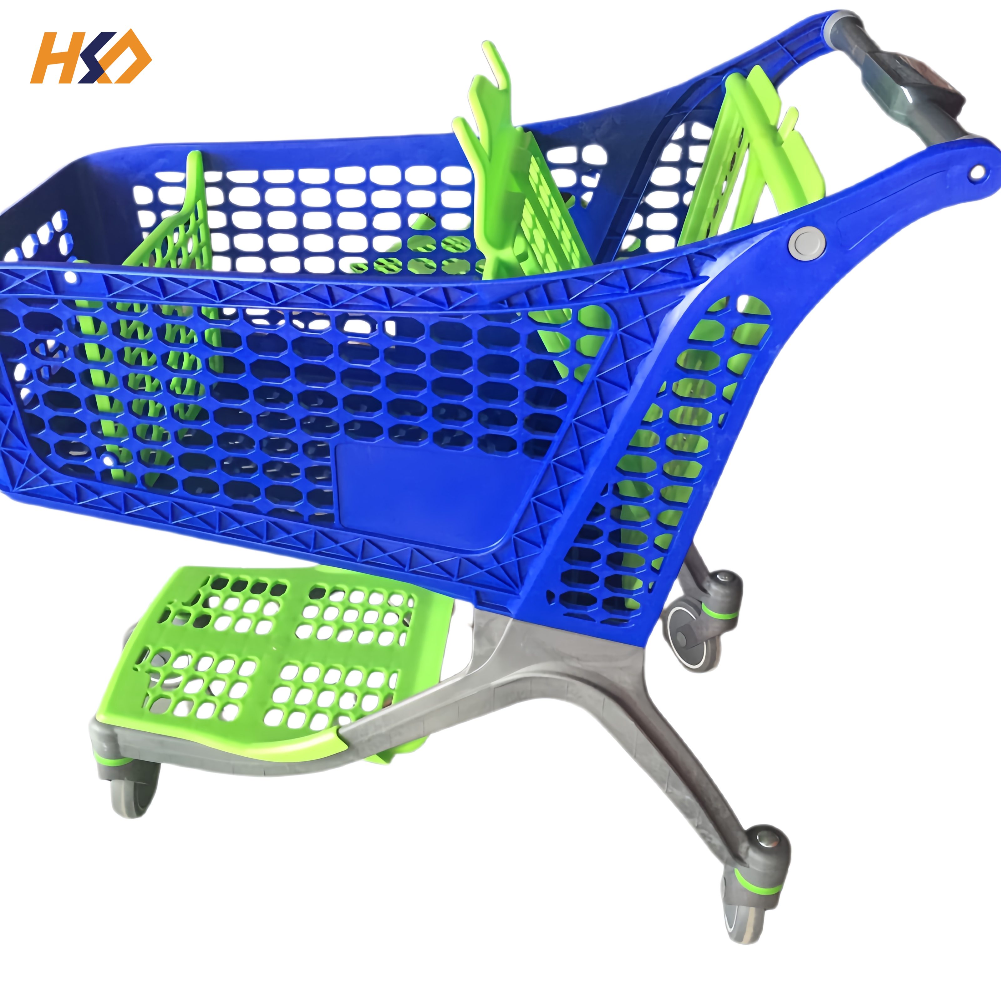 All Plastic Supermarket Shopping Cart – HSD Shelf